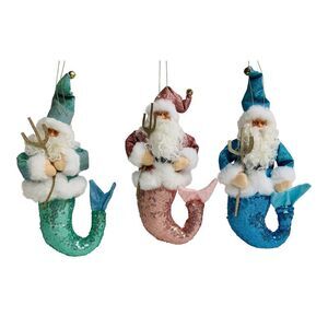 December Diamonds | Holiday | Santa Neptune Mermen Plush Blue Pink ...
